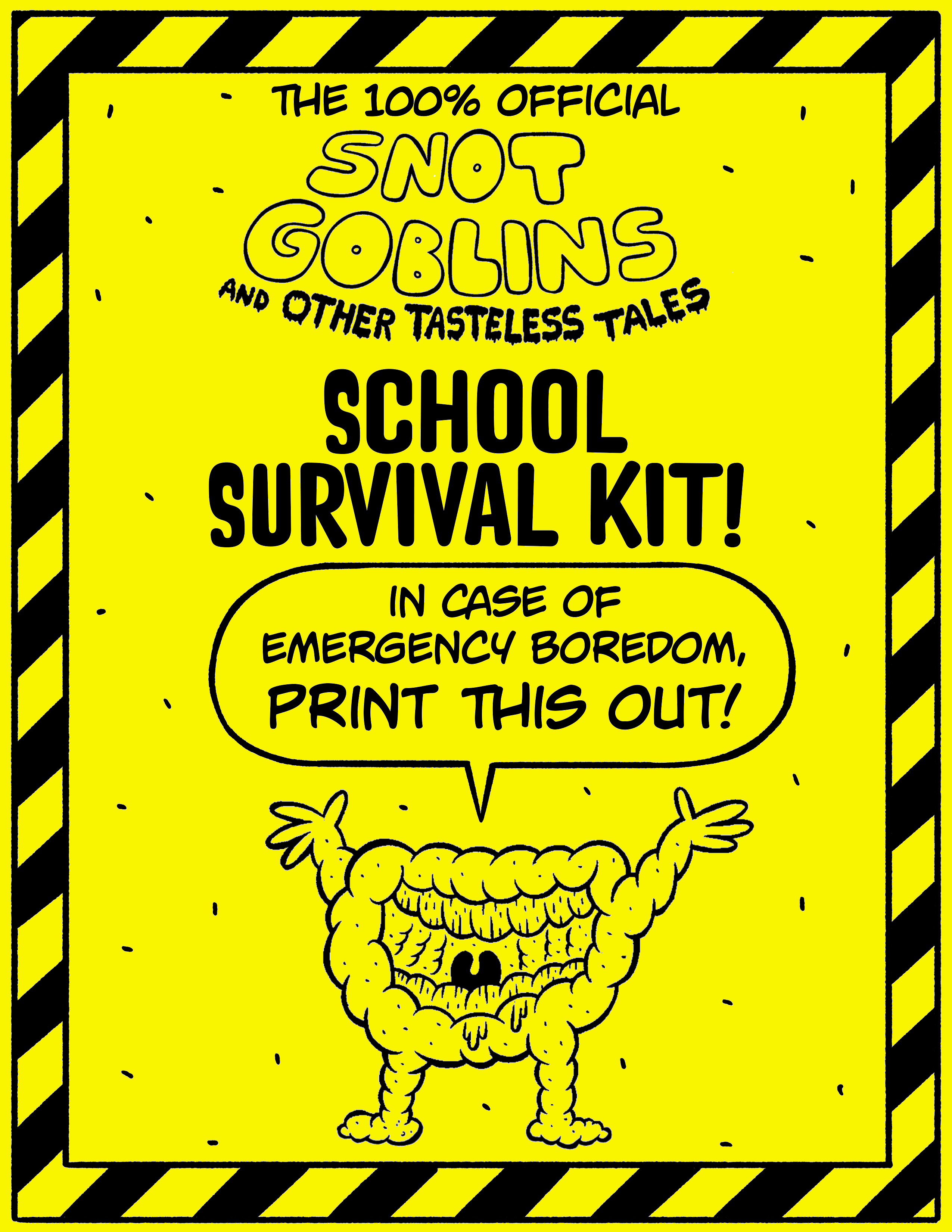 FREE PRINTABLES! – Snot Goblins